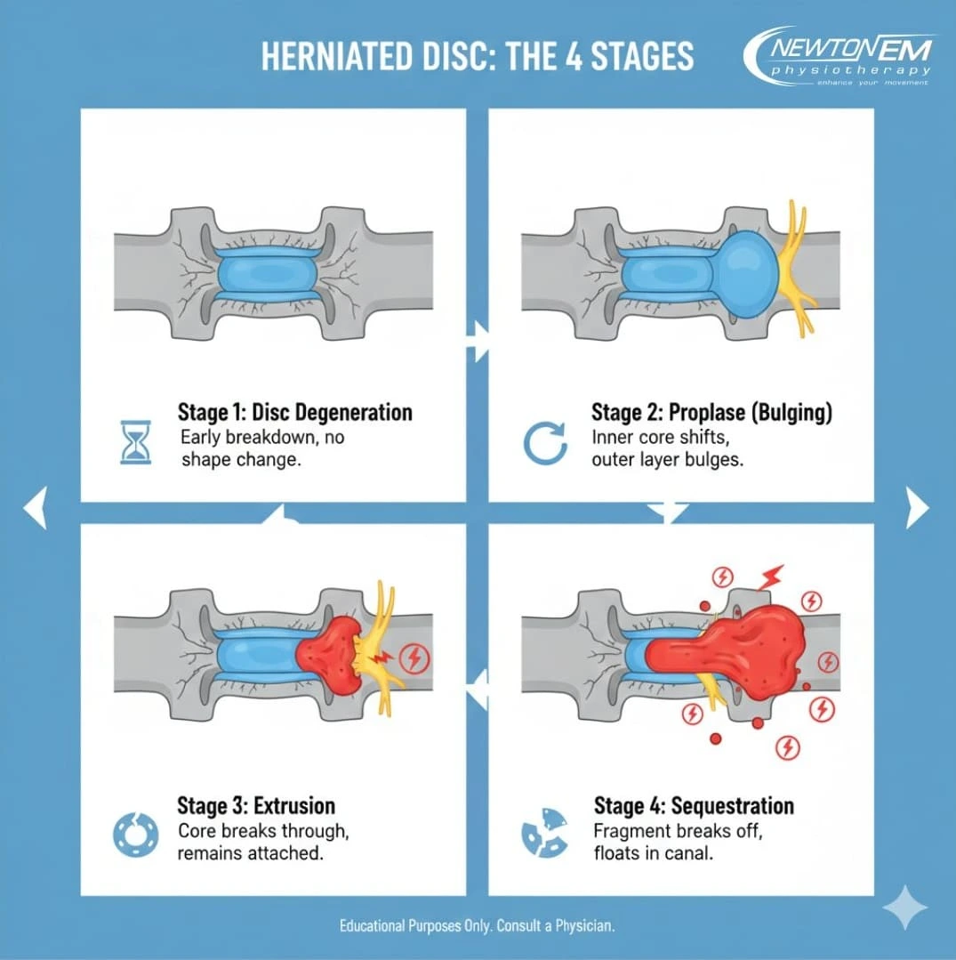 Herniated Disc Guide: Stages, Symptoms & Treatment Options